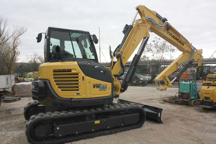 Nuovo Midi escavatore Yanmar VIO 80-2PB braccio triplice